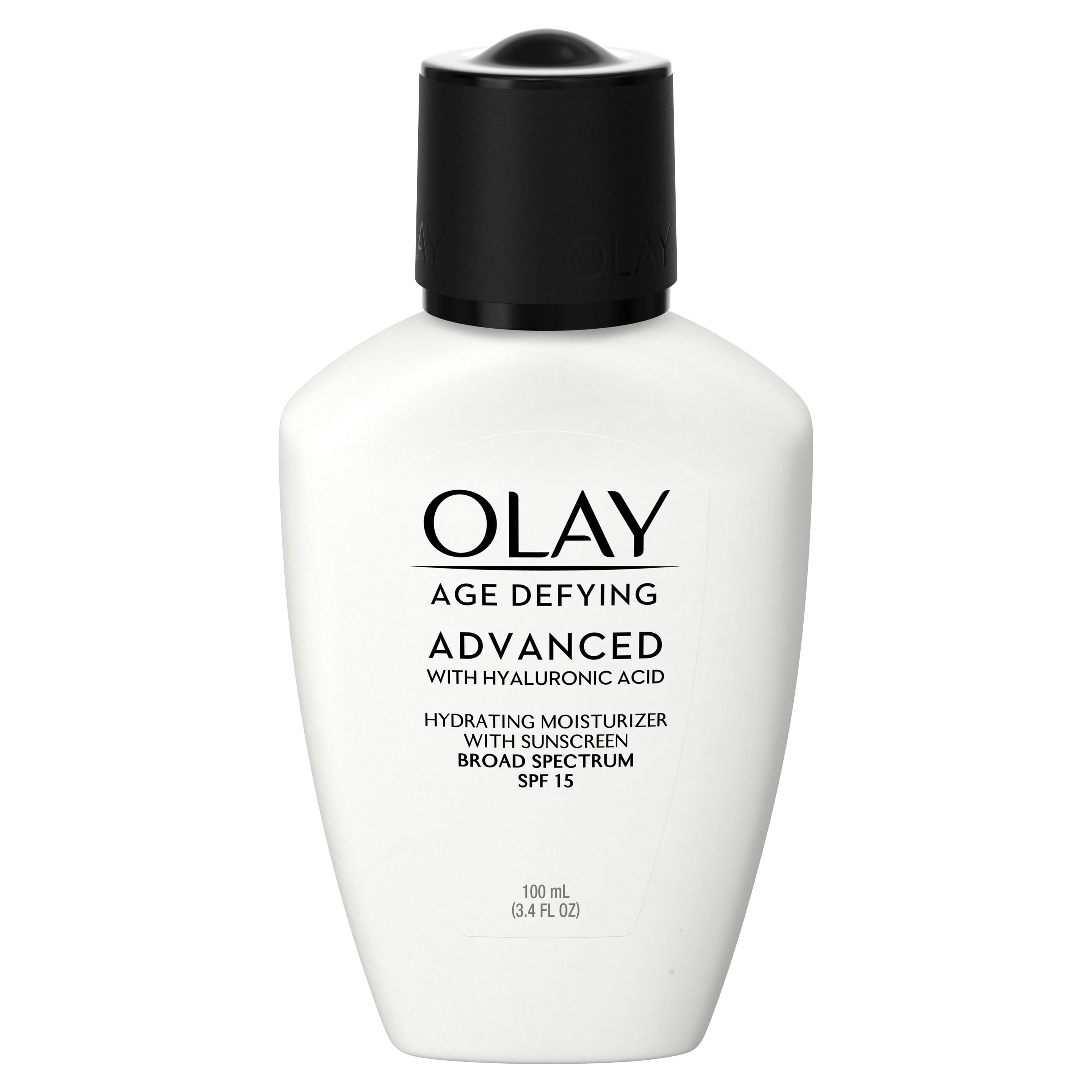 Olay Age Defying ADVANCED with Hyaluronic Acid Hydrating Moisturizer with SPF 15, 3.4 fl oz ...