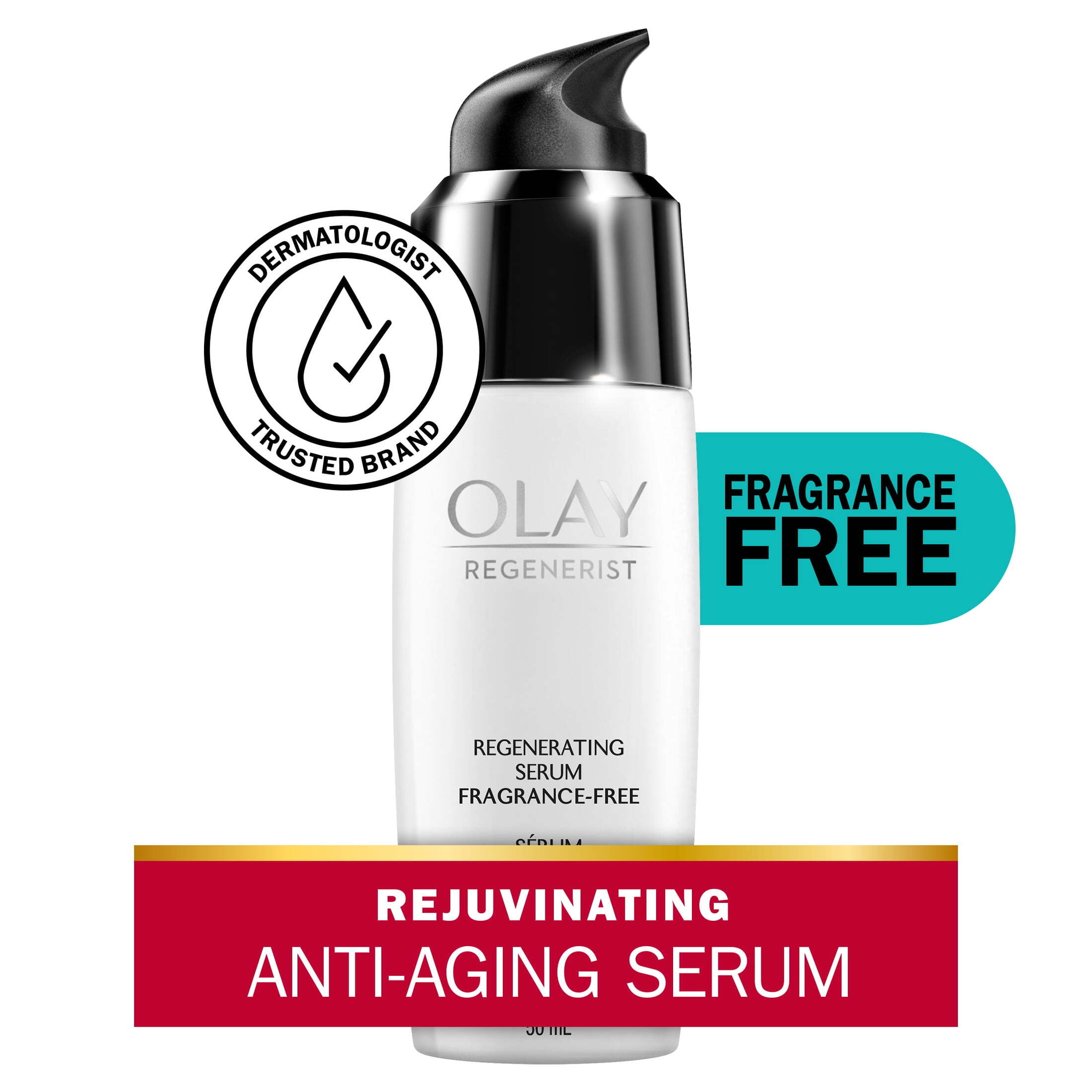 Olay Regenerist Anti-Aging Hydration Deep Care Serum 2-in-1 Cream, All ...