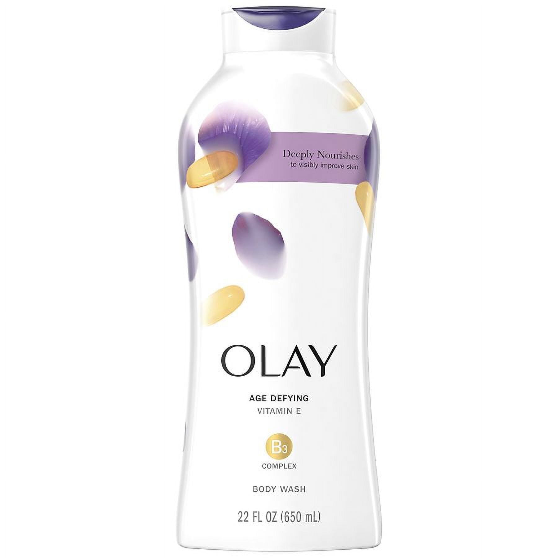 Olay Age Defying Body Wash with Vitamin E Unscented 22.0 fl oz ...