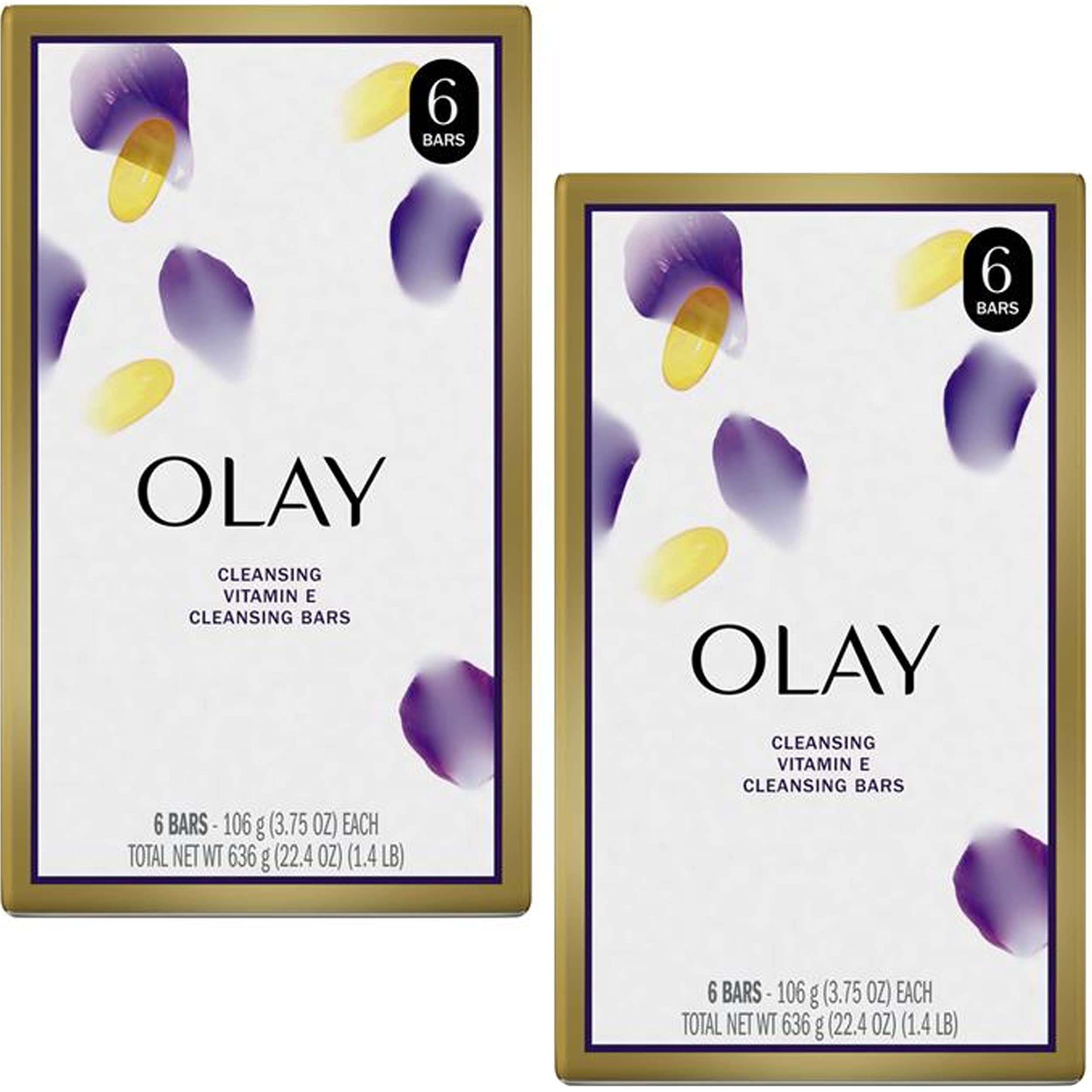 Olay Age Defying Moisturize Outlast Beauty Bar Soap With Vitamin E, 6 ...