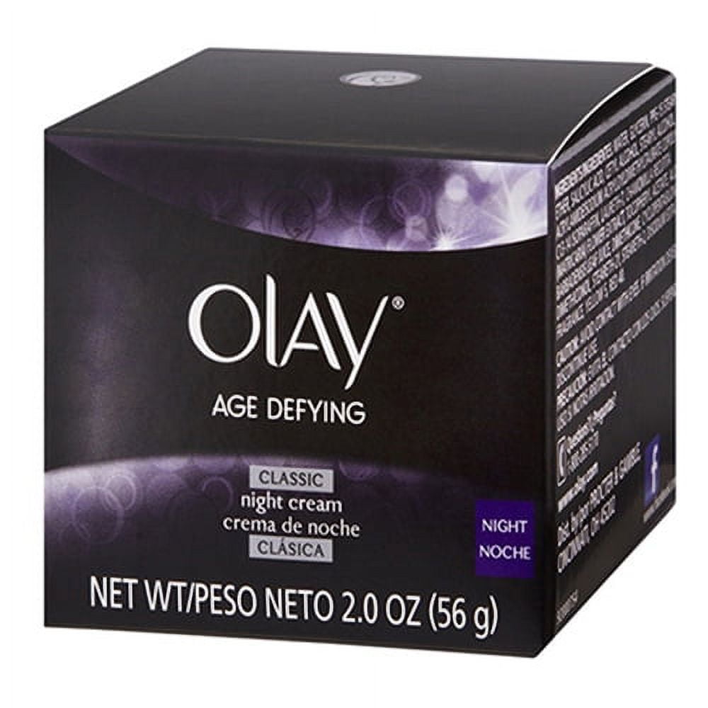 Olay Age Defying Night Cream Reduce Lines And Wrinkles, Classic 2 Oz, 2 ...