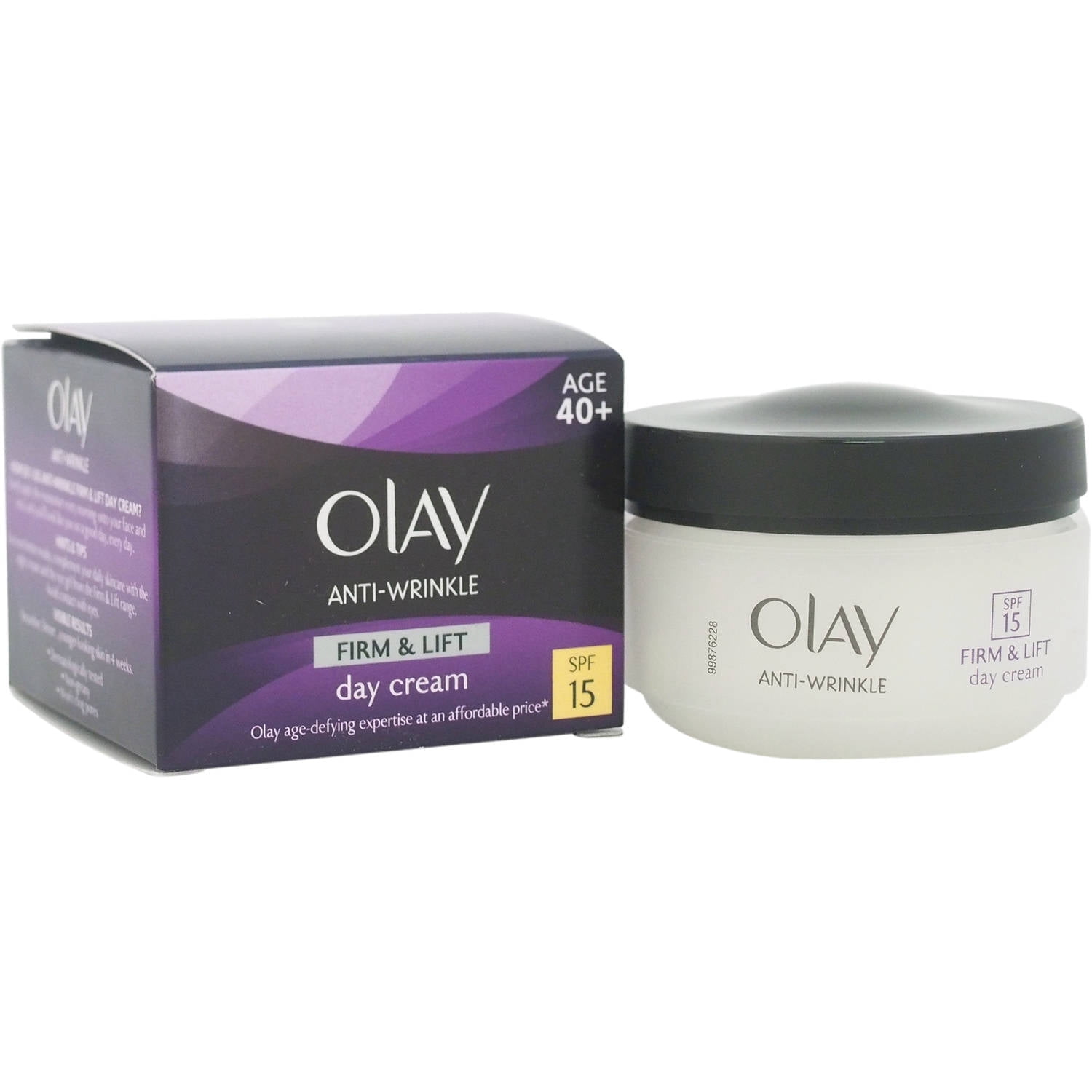 Olay Anti-Wrinkle Firm & Lift Day Cream, SPF 15 40+, 1.7 oz - Walmart.com
