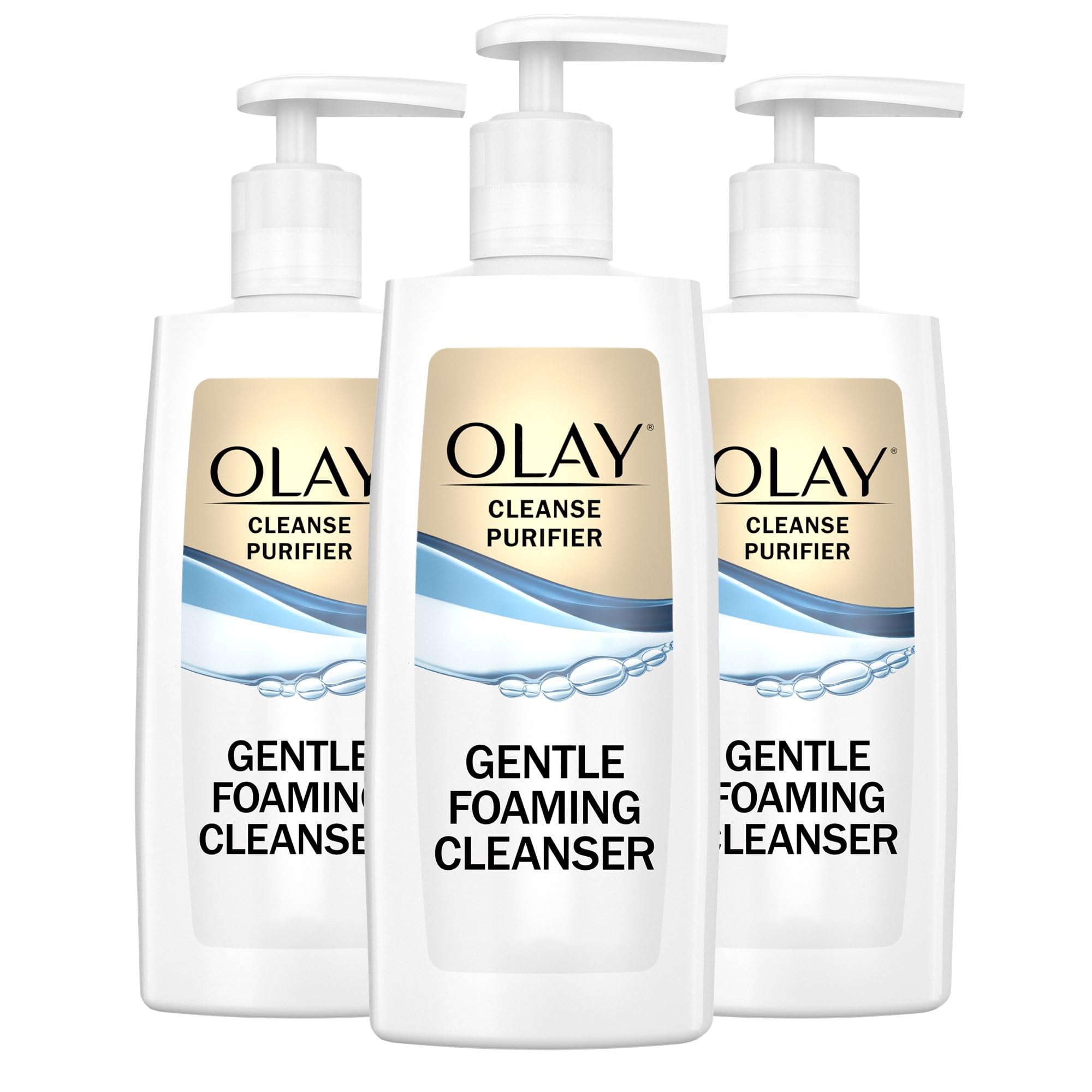 Olay Cleanse Gentle Foaming Face Cleanser for Sensitive Skin, Fragrance ...