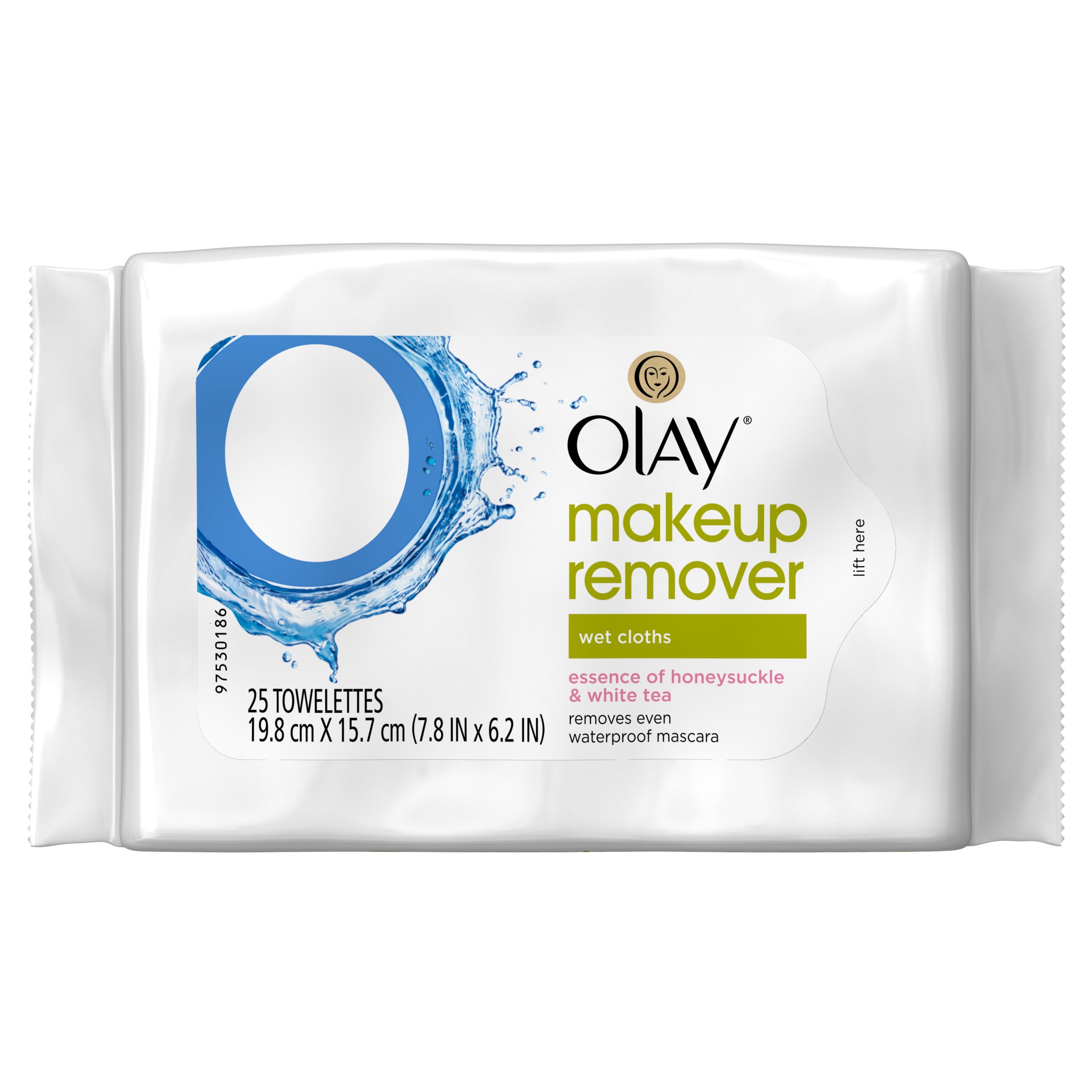 Olay Cleanse Facial Cloths, Makeup Remover Wipes with Rose Water, 25 ...
