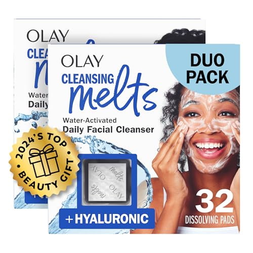 Olay Cleansing Melts + Hyaluronic Face Cleanser, 64 ct. total (2 x 32 ...