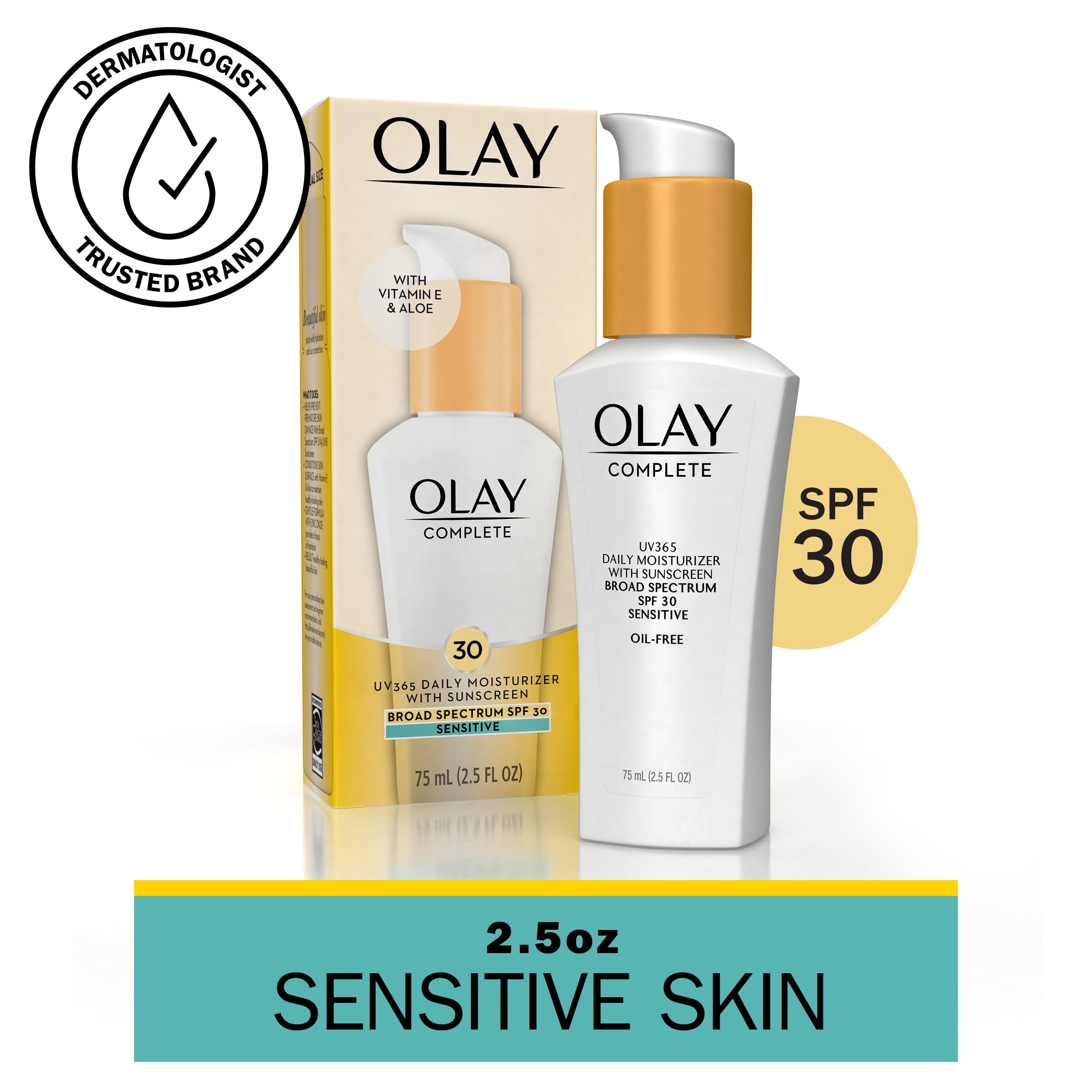 Olay Complete Cream Moisturizer with SPF 15 Normal, 2.0 oz - Walmart.com