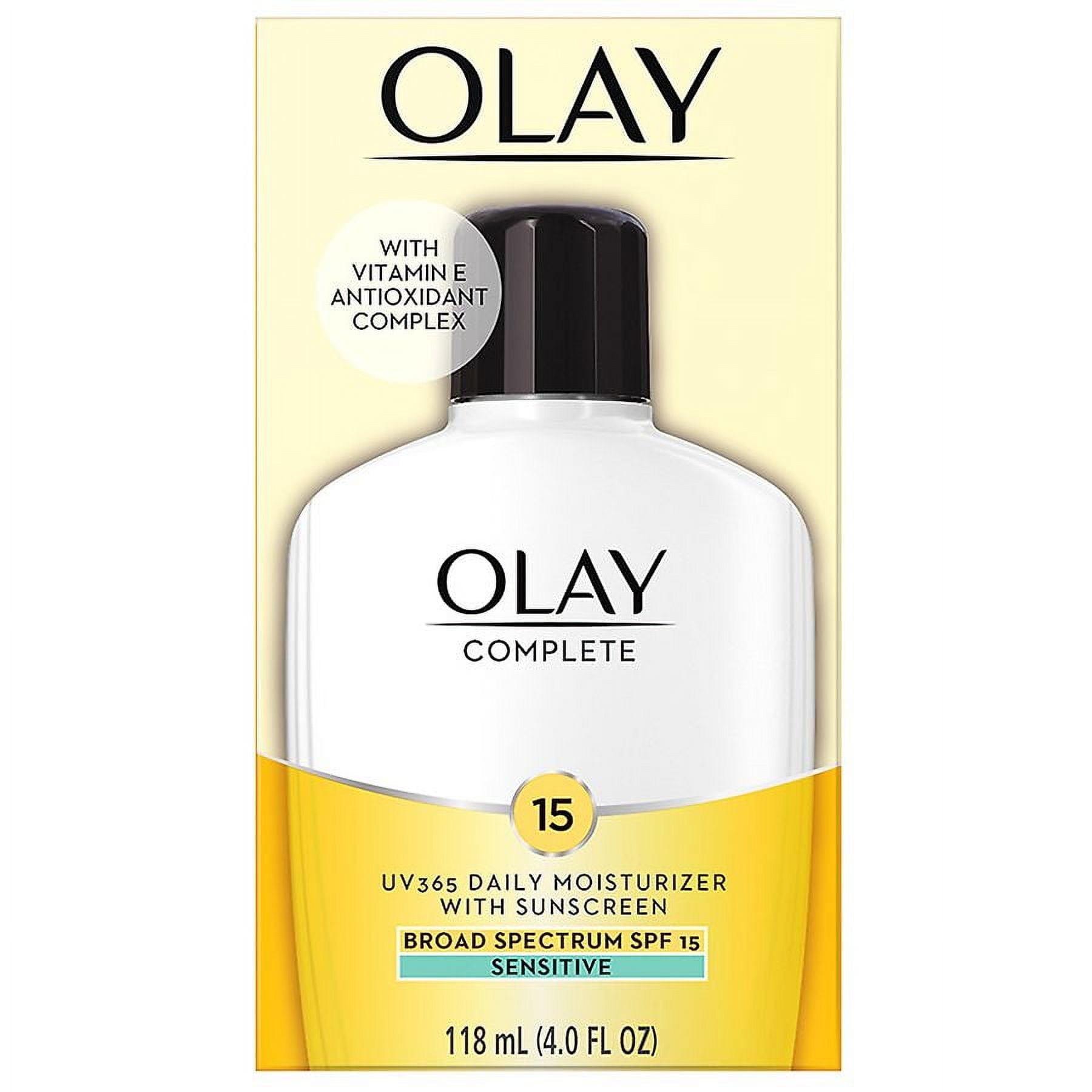 Olay Complete Daily Moisturizer with Sunscreen SPF 15, Sensitive ...