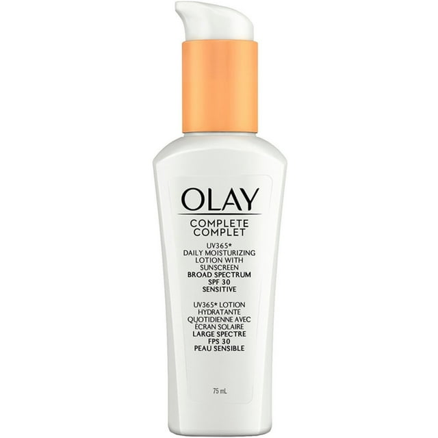 Olay Complete Defense Sensitive Skin Moisturizer SPF 30, 2.50 oz (Pack ...