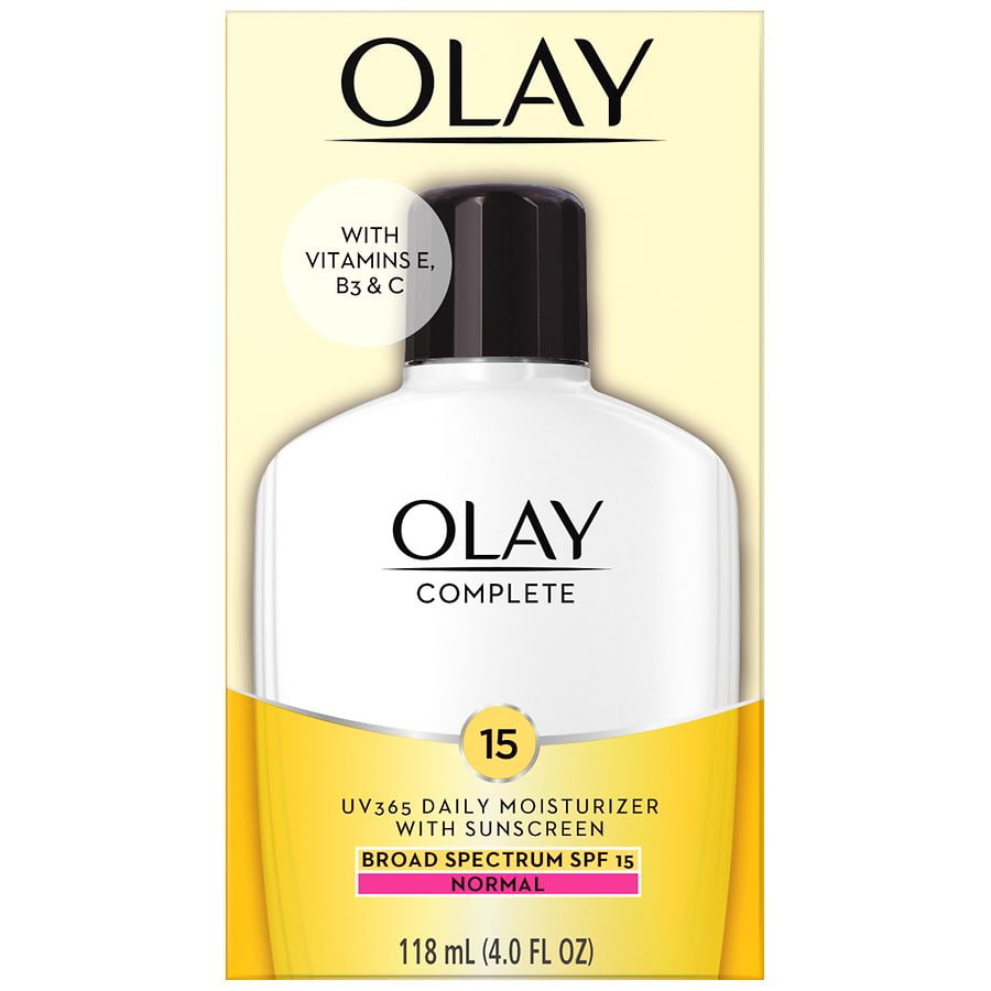 Olay Complete Lotion Moisturizer with SPF 15 Normal 4.0 fl oz - Walmart.com