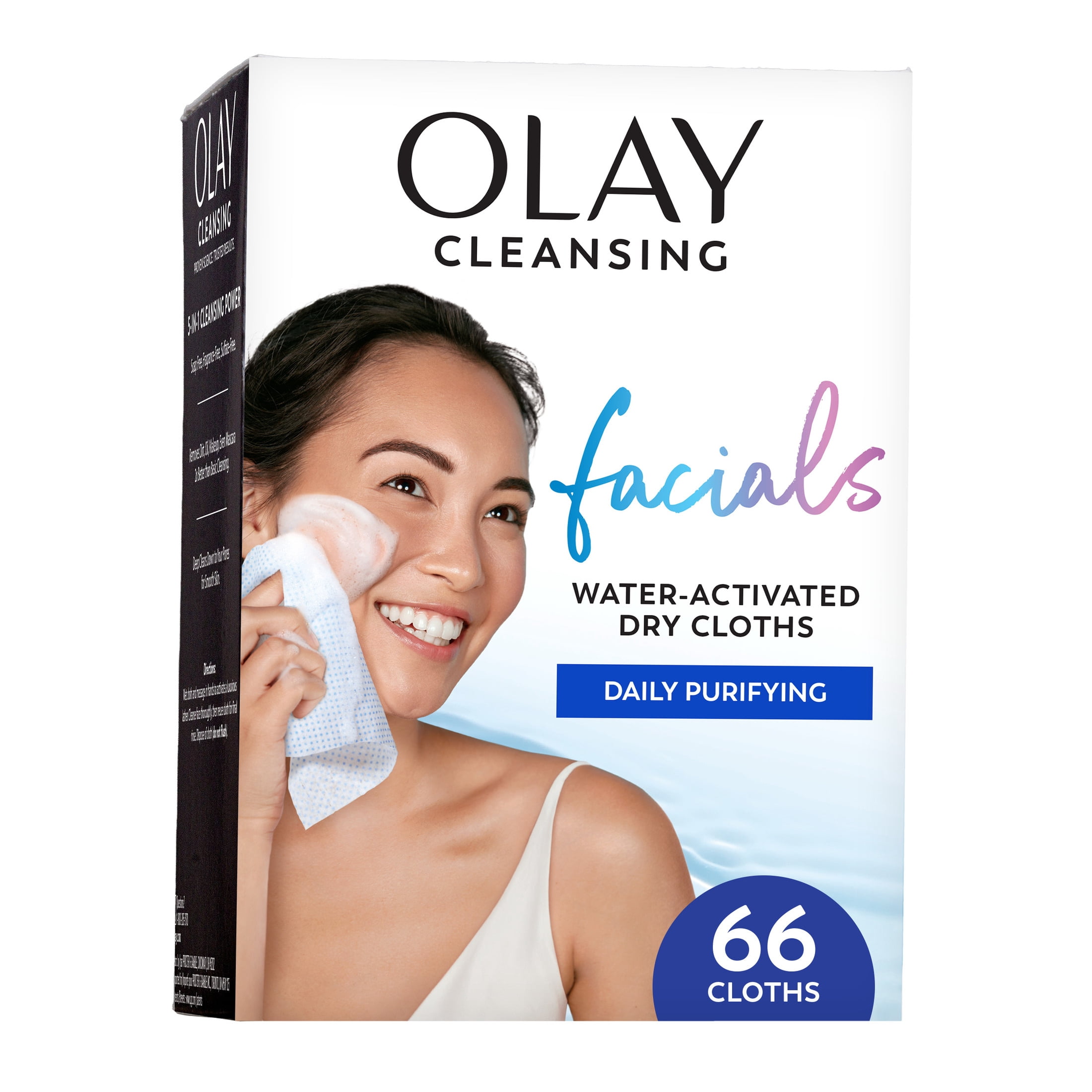 Olay Deeply Purifying Face Wipes All Skin Types 66 Count - Walmart.com