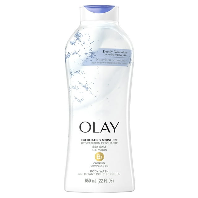 Olay Exfoliating Body Wash with Sea Salts, 22 fl oz - Walmart.com
