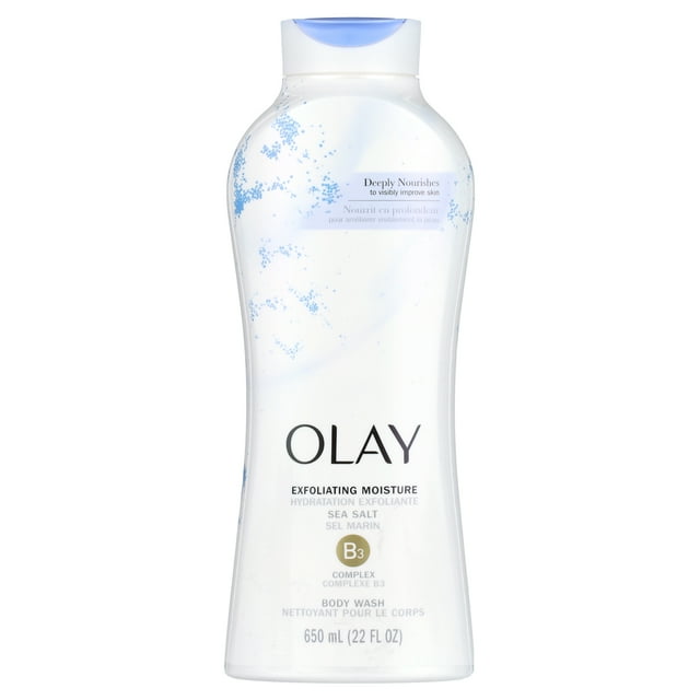 Olay Exfoliating Body Wash with Sea Salts, 22 fl oz - Walmart.com