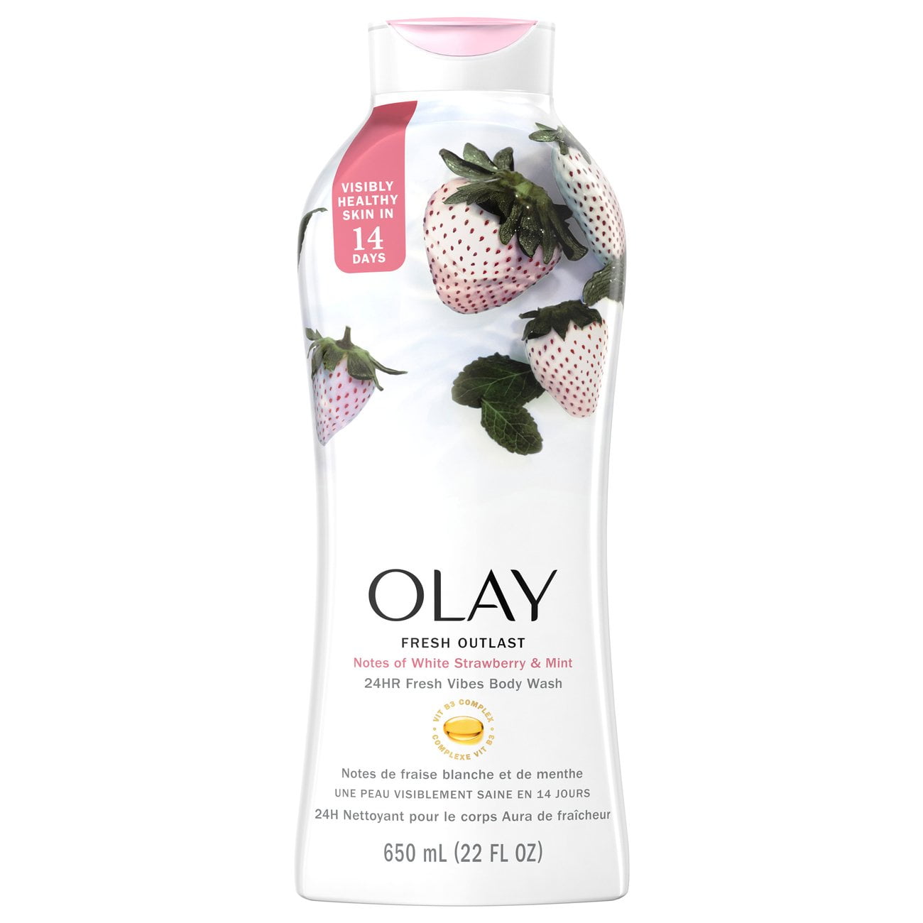Olay Fresh Outlast Body Wash - White Strawberry & Mint - 22 oz ...