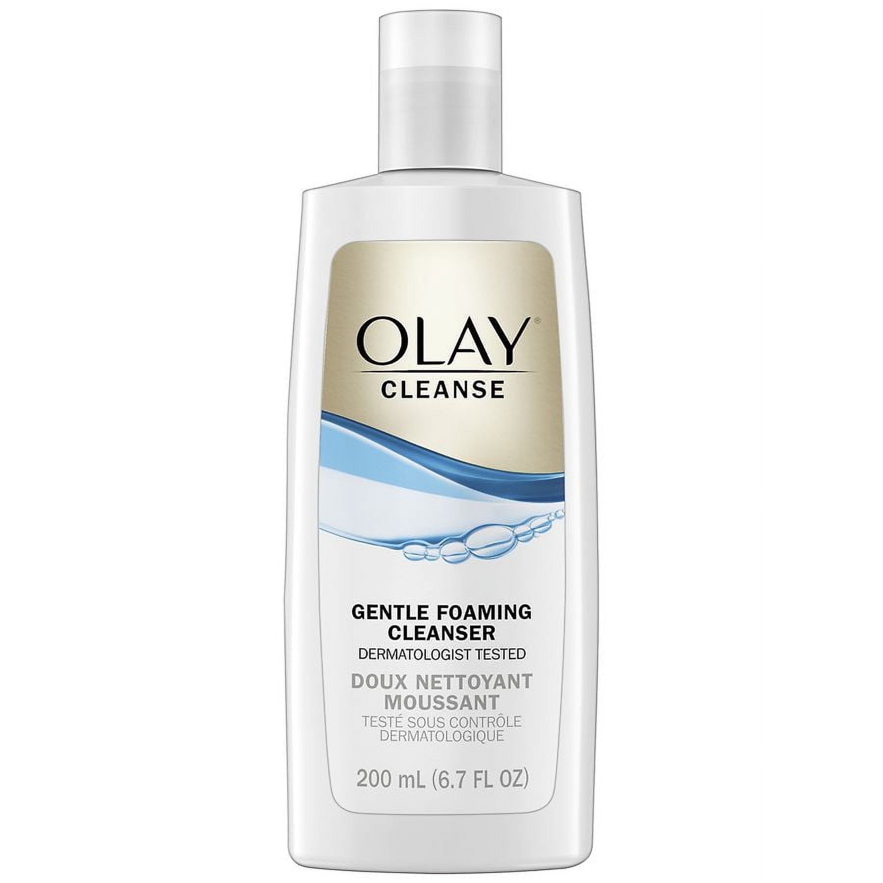 Olay Gentle Foaming Face Cleanser Fragrance-Free 6.7 fl oz Pack of 3 ...