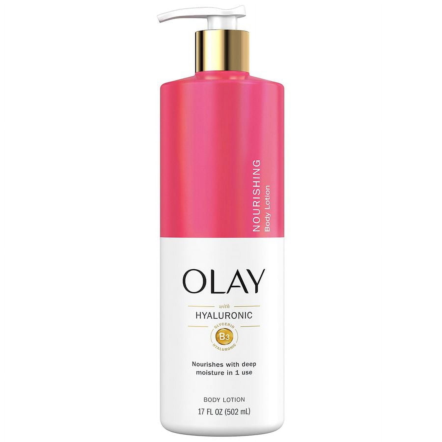 Olay Hand and Body Lotion Nourishing Hyaluronic Acid 17.0 fl oz Pack of ...