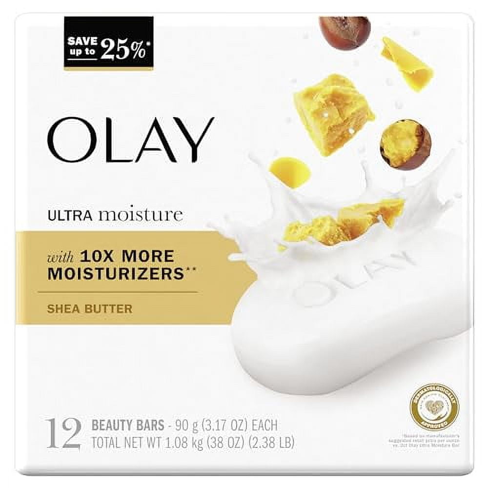 Olay Moisture Outlast Ultra Moisture Shea Butter Beauty Bar with ...