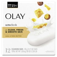 Olay Ultra Fresh Moisturizing Cleansing Bar Soap, Water Lily, 4 Ounce ...