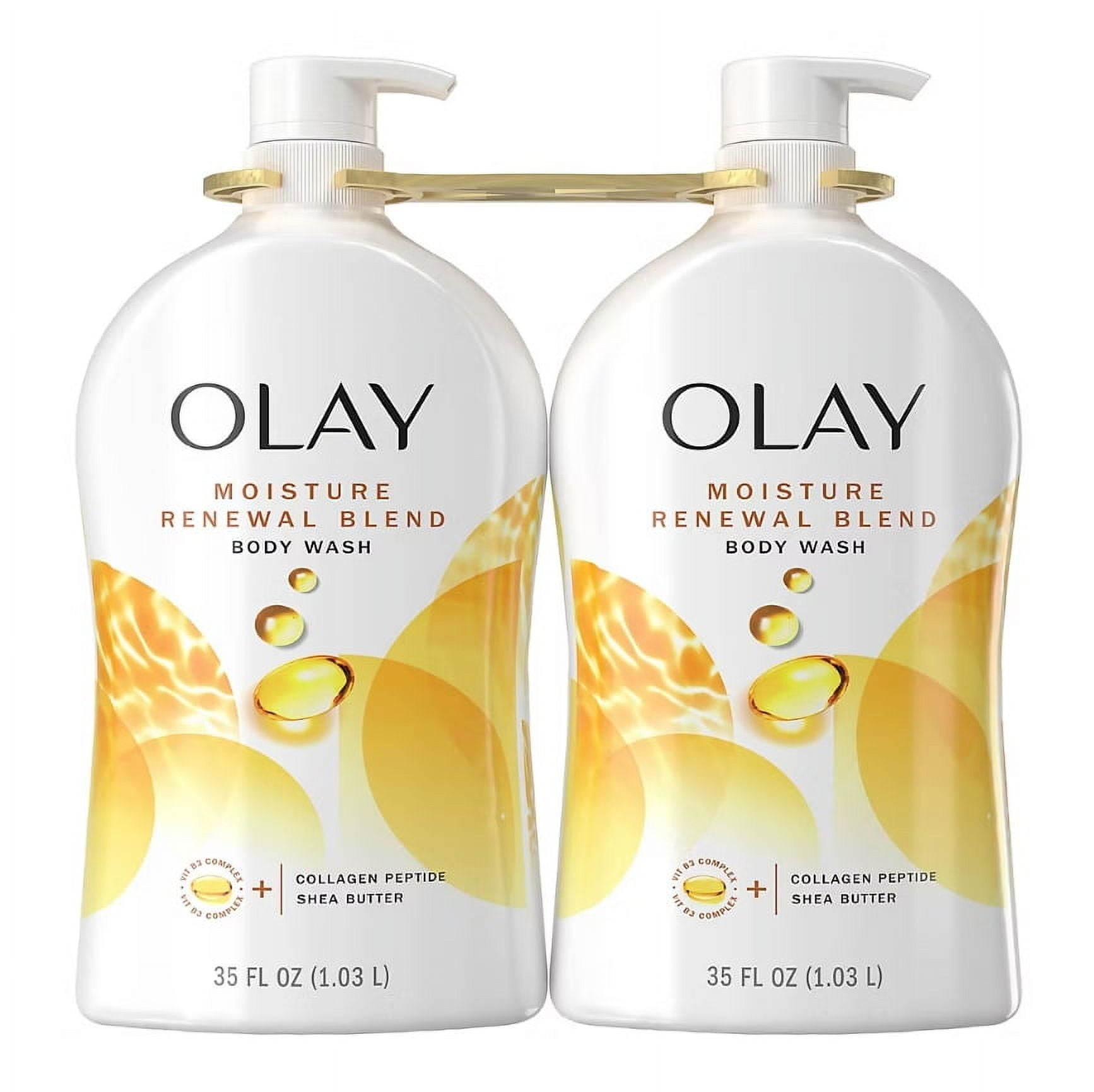 Olay Moisture Renewal Blend Body Wash, Vitamin B3, Collagen, Shea ...