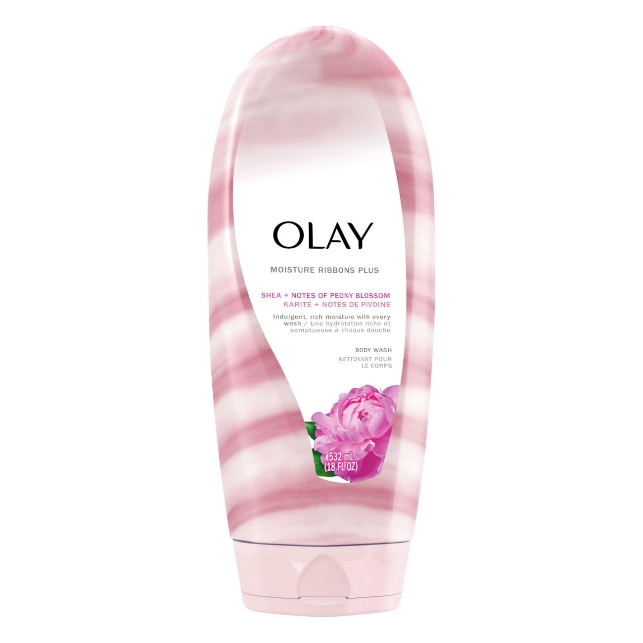 Olay Moisture Ribbons Plus Body Wash - Shea + Peony Blossom - 18 Oz ...