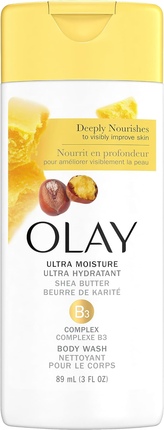 Olay, Shea Butter Body Wash, Ultra Moisture, Travel Size, 3.0 Fl Oz ...