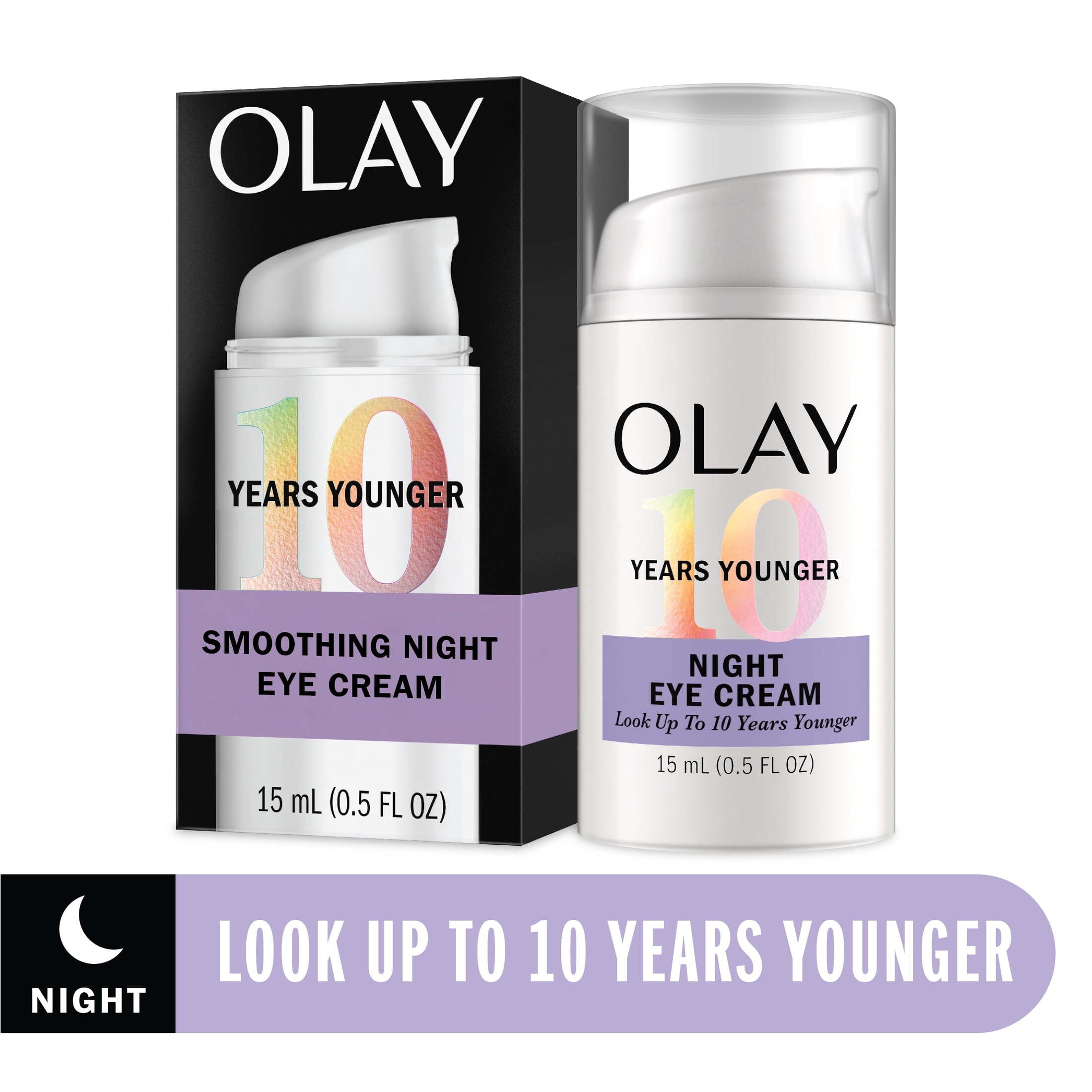 Olay Skin Care 10 Years Younger Night Eye Cream Retinol + Niacinamide 0 ...