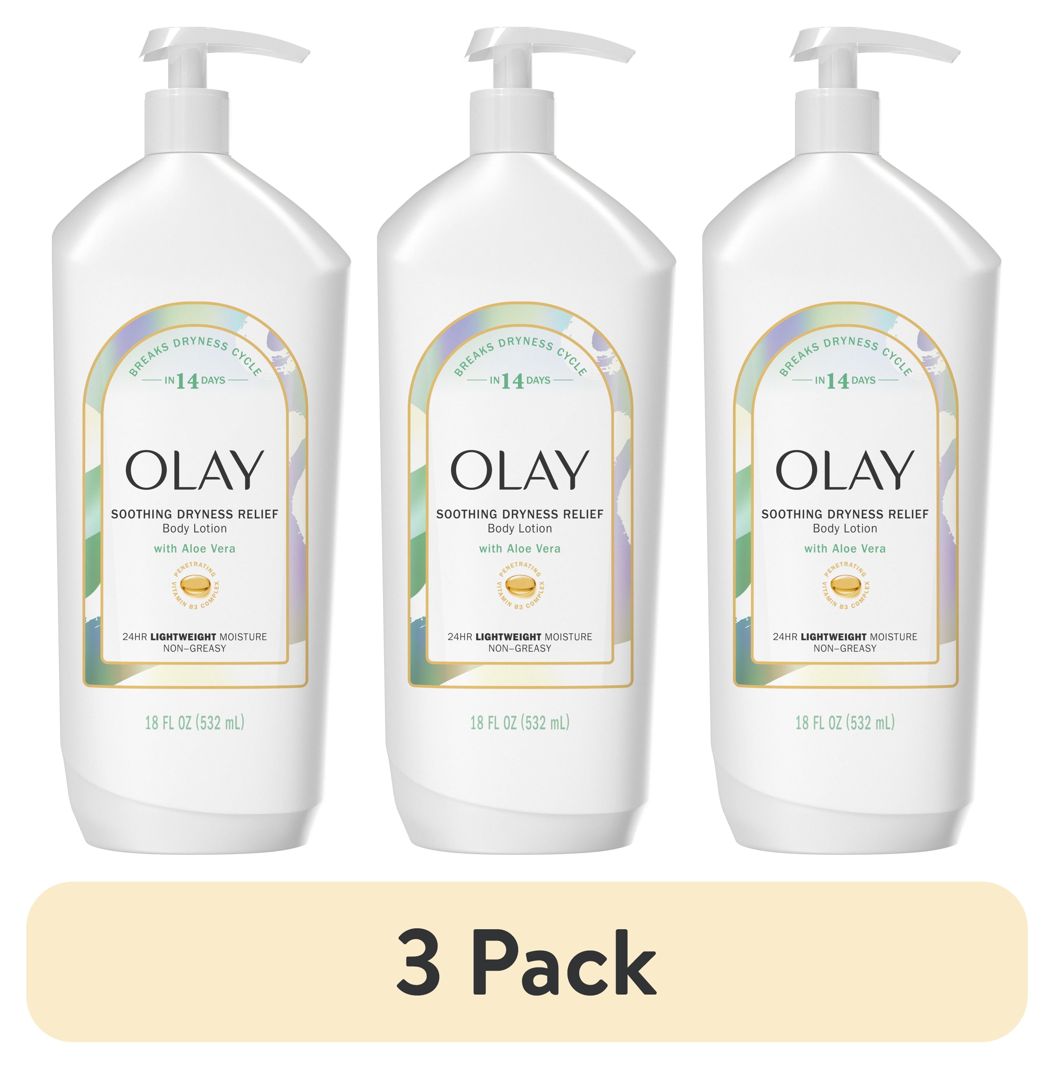 (3 pack) Olay Soothing Dryness Relief Hydrating Body Lotion with Aloe ...