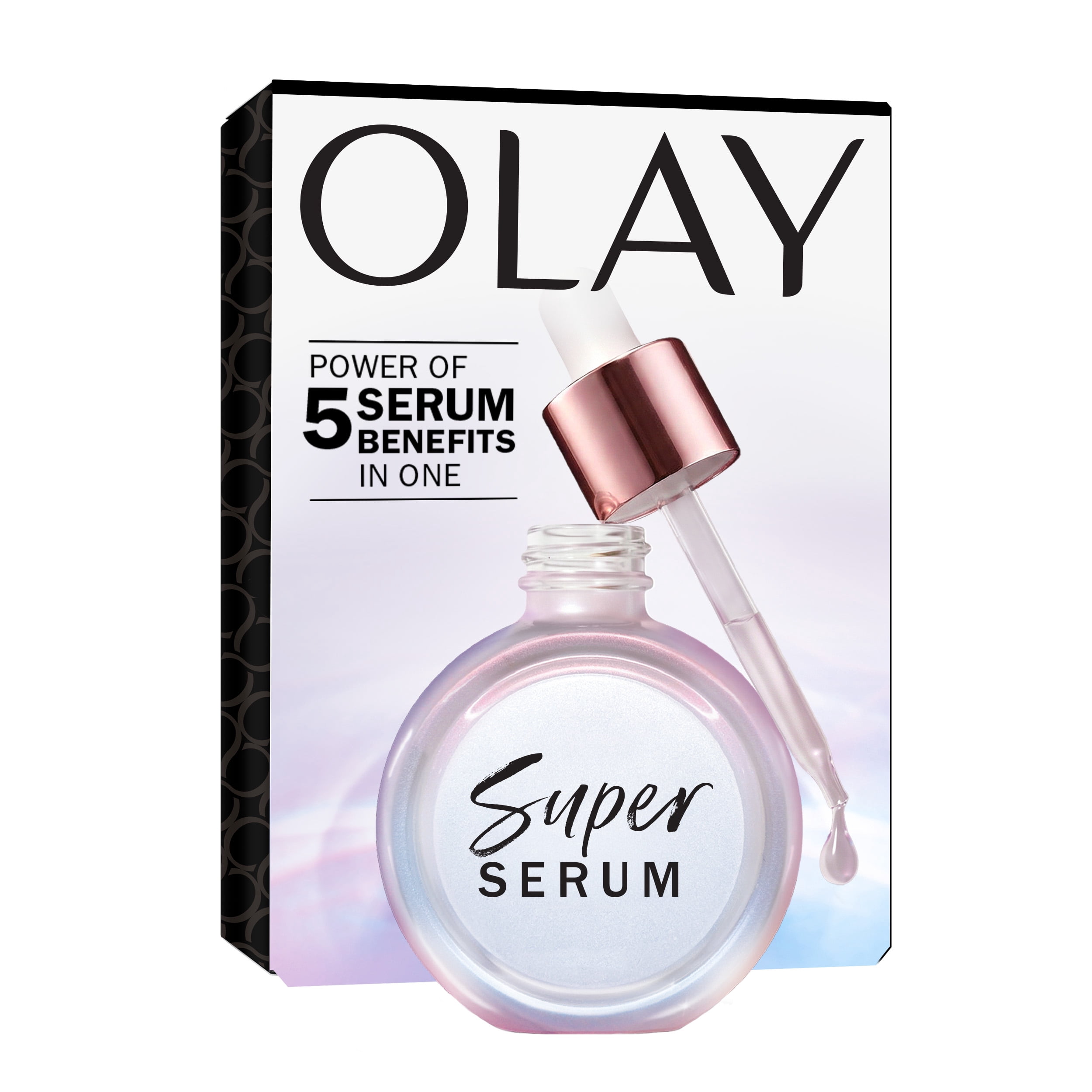 Olay Super Serum - Niacinamide, Vitamin C & E, Collagen Peptide, AHA ...
