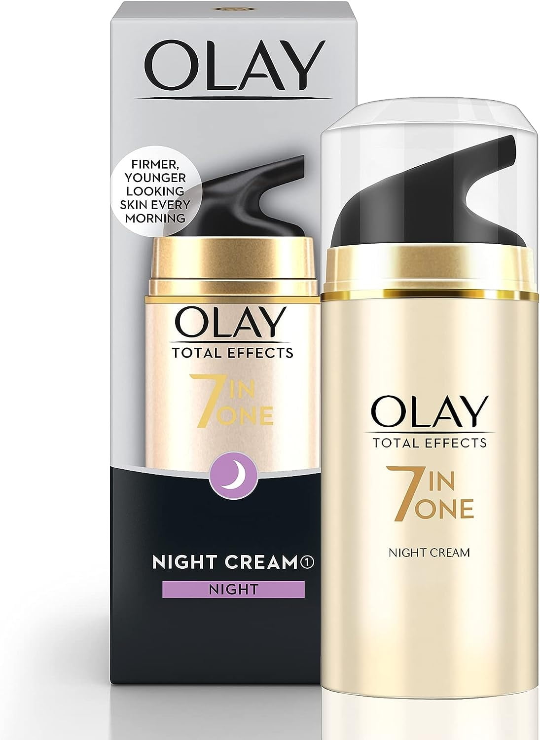 Olay Total Effects 7 In One Night Cream, Wrinkle Reduction, Hydration ...