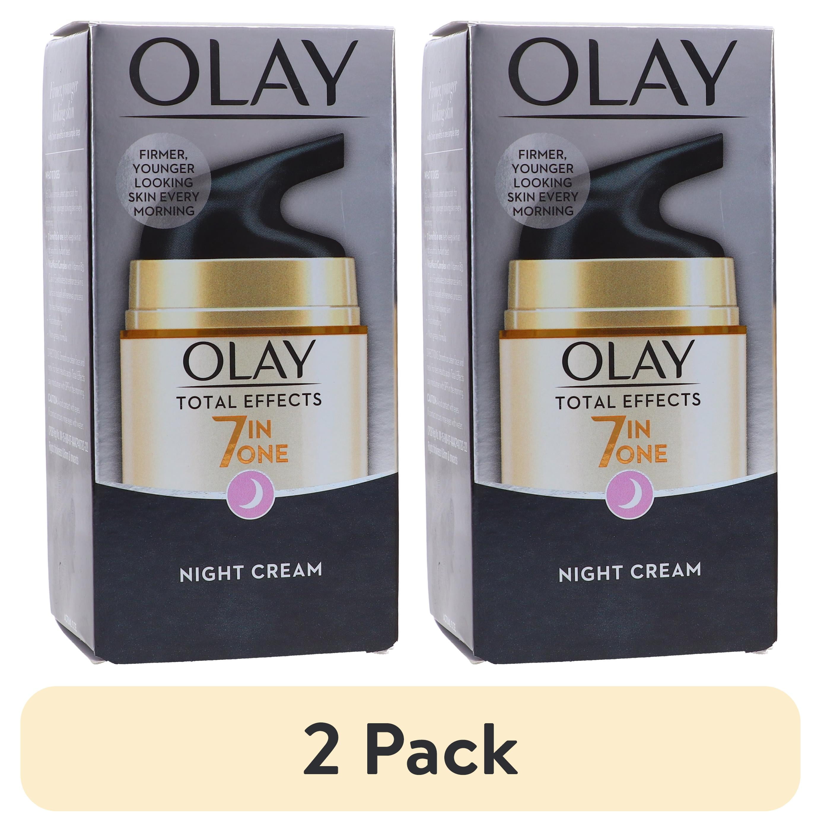 (2 pack) Olay Total Effects 7 in One Night Cream 1.7 oz - Walmart.com