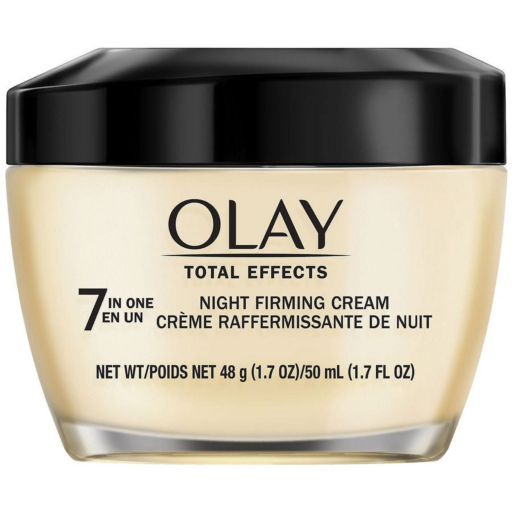 Olay Total Effects Anti-Aging Night Firming Cream, Face Moisturizer 1.7 ...