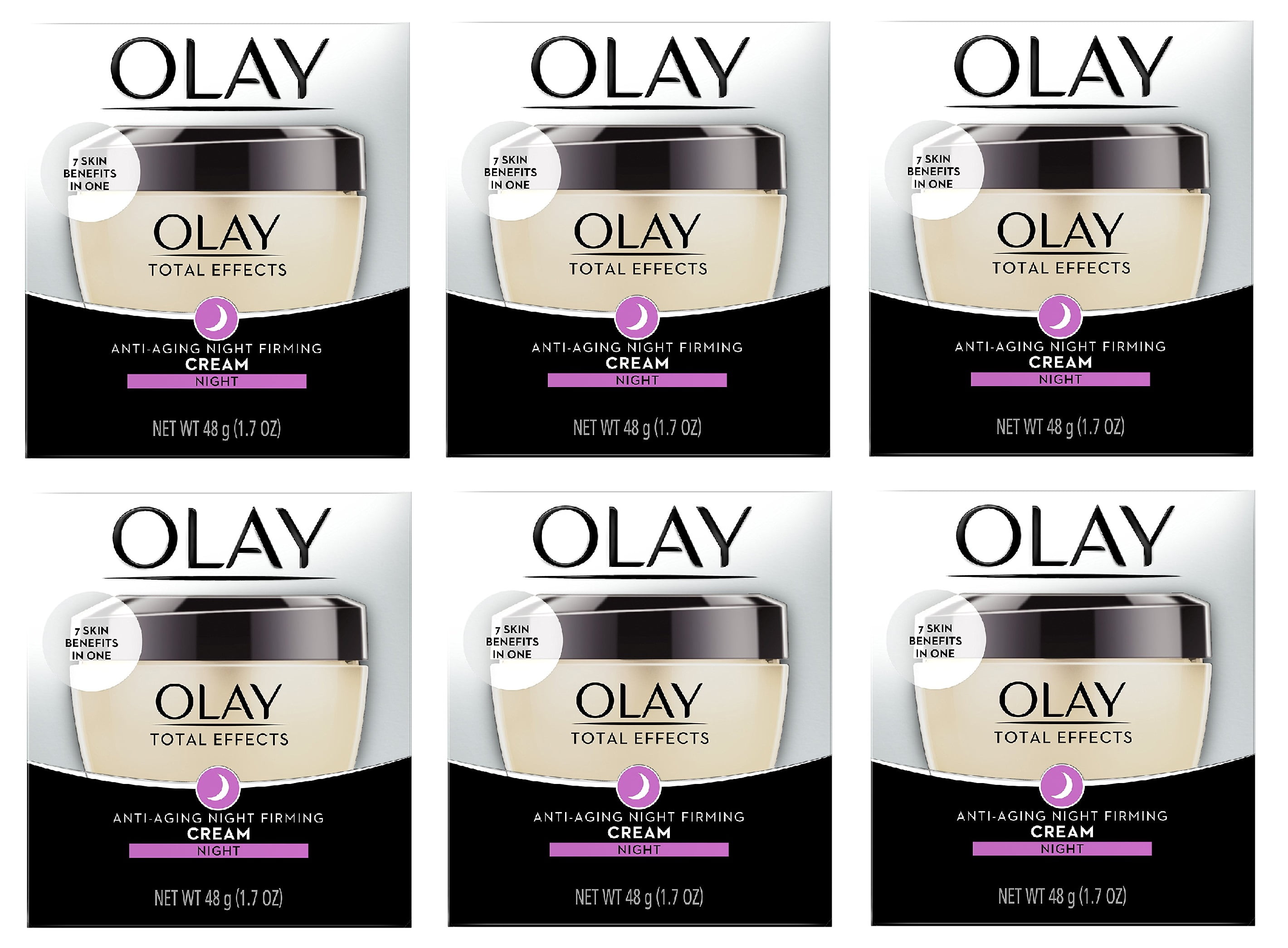 Olay Total Effects Anti-Aging, Hydrating & Regenerating Night Firming ...