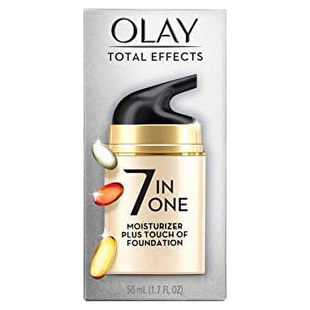 Olay Total Effects Face Moisturizer + Touch of Foundation, 1.7 fl oz ...