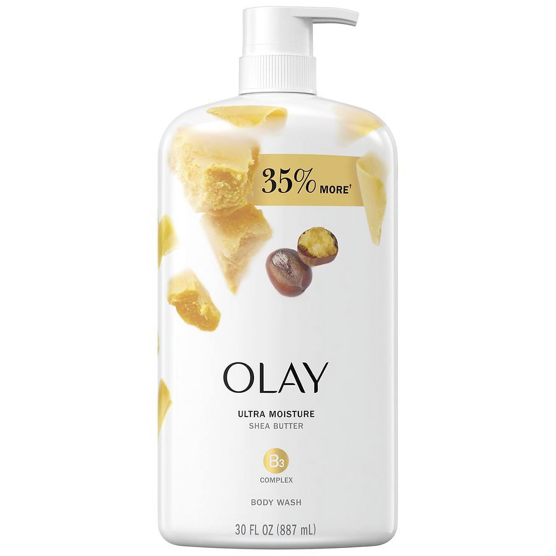 Olay Ultra Moisture Body Wash Pump Shea Butter 30.0 fl oz Pack of 2 ...