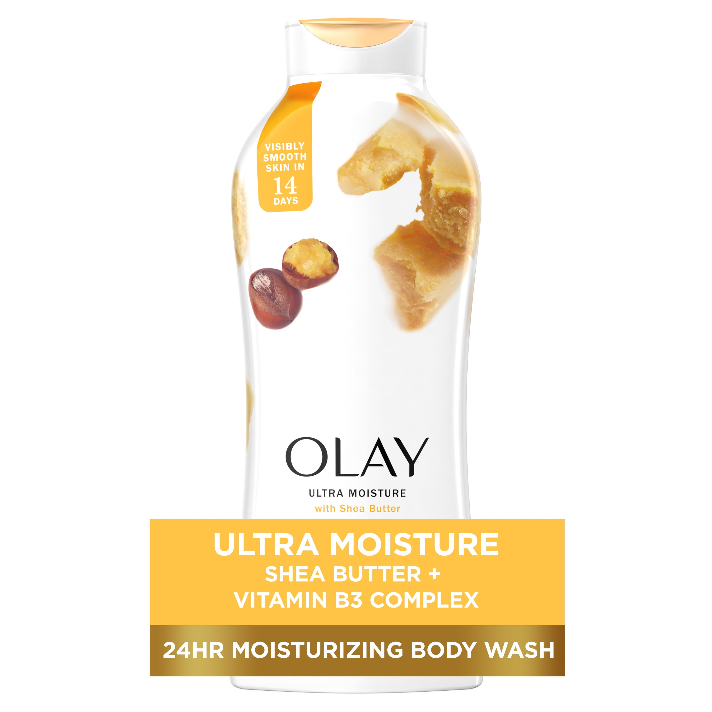 Olay Ultra Moisture Body Wash with Shea Butter, 22 fl oz - Walmart.com