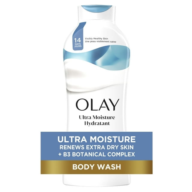Olay Ultra Moisture Hydrating Body Wash, 22 fl oz, Moisturizing Body ...
