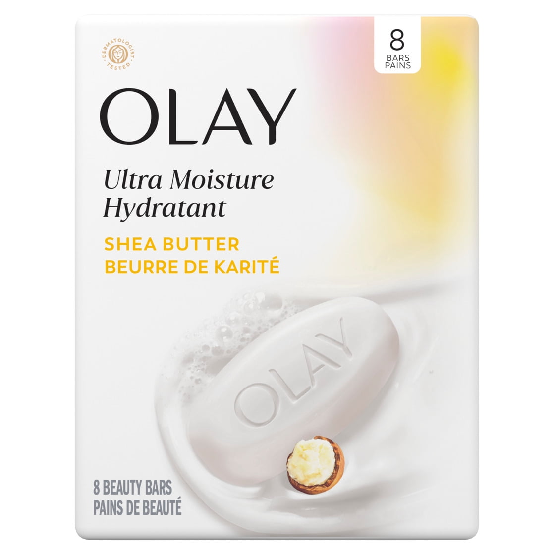 Olay Ultra Moisture Shea Butter Beauty Bar with Vitamin B3 and ...