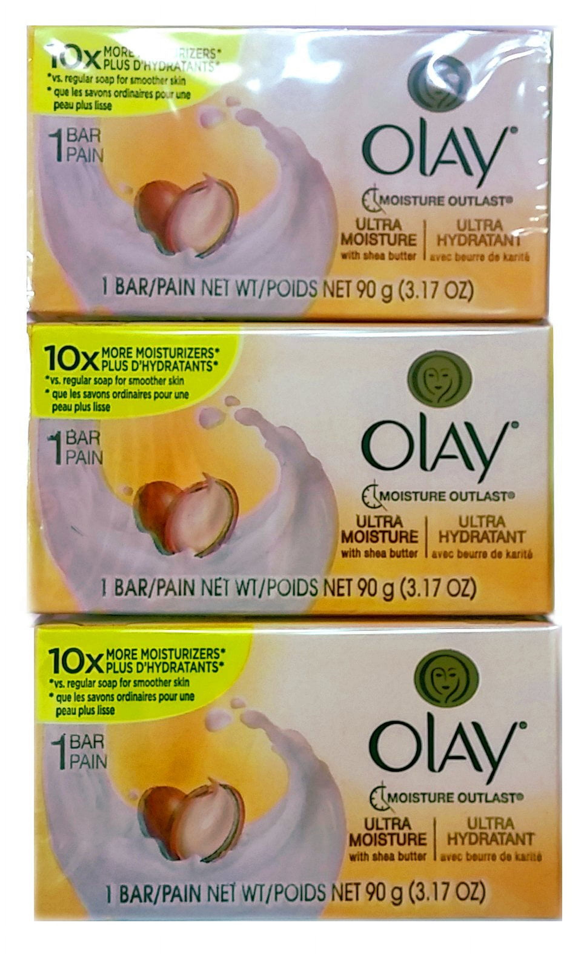 Olay Ultra Moisture Shea Butter Beauty Bar 3.17 oz (3 Bars) MS ...