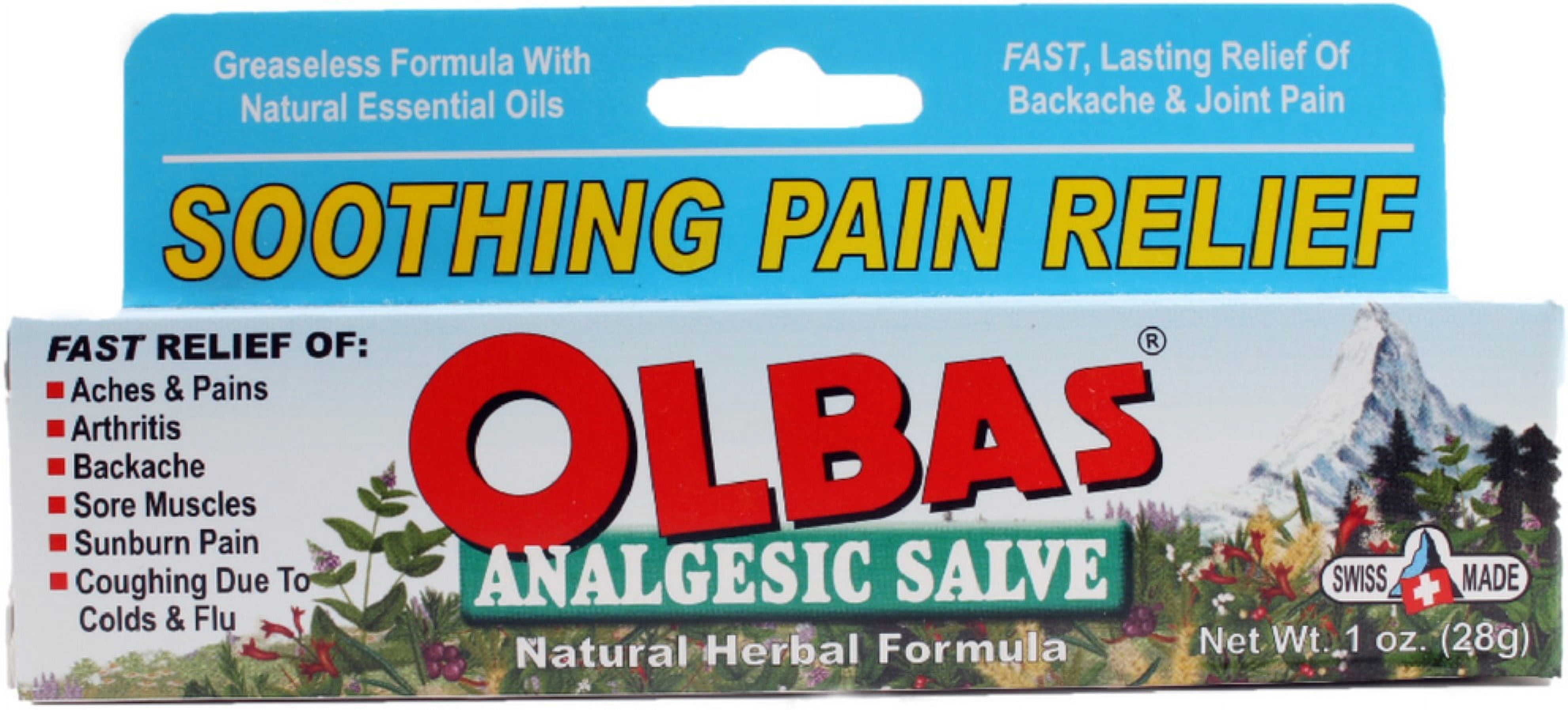 Olbas Analgesic Salve with Soothing Vapor Action, 1 oz, 3 Pack ...