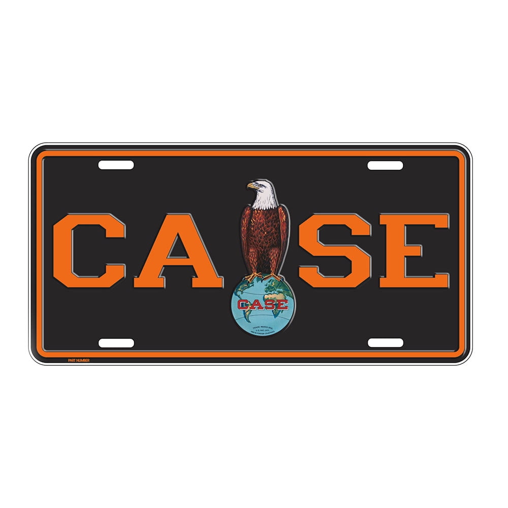 Old Abe Eagle Case License Metal Plate with Embossing 71304158 ...
