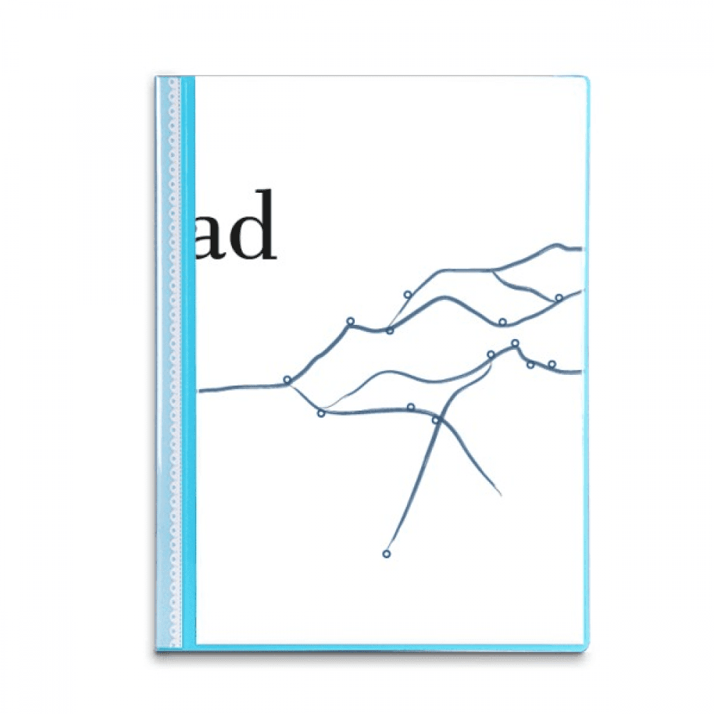 Old Age Journey to the Silk Road Map Book Sheet Protectors Portfolio ...