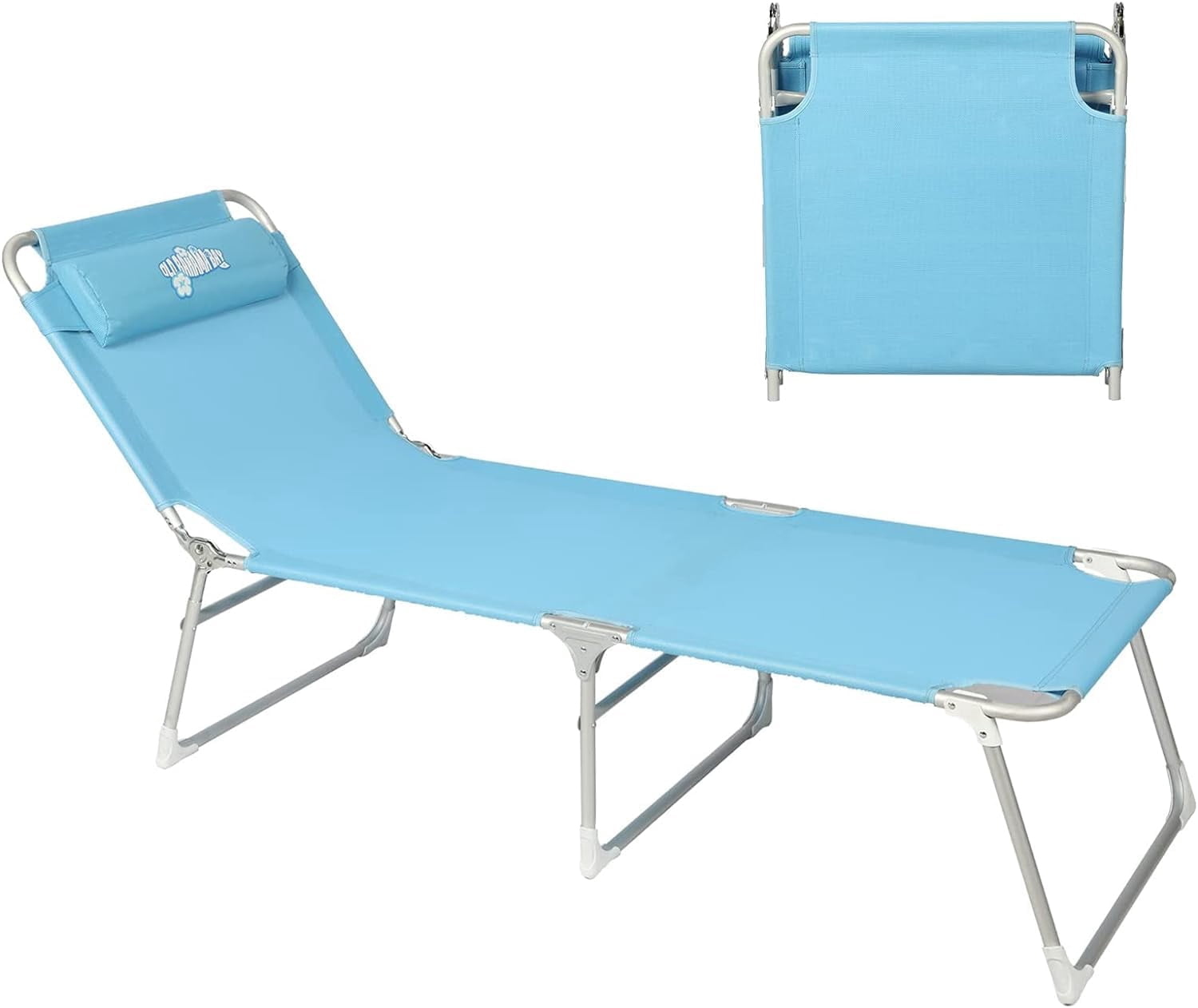Old Bahama Bay 4-Positions Beach Cot, Folding Tanning Chair Camping Cot ...