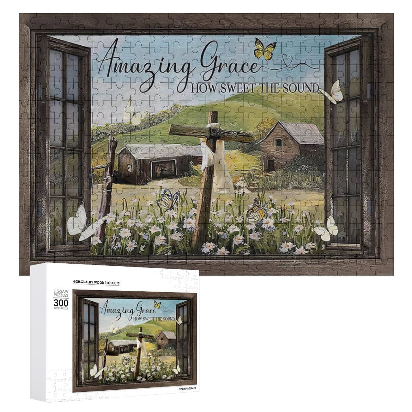 Old Barn 300 Piece Jigsaw Puzzle for Adults and Families - Daisy Cross ...