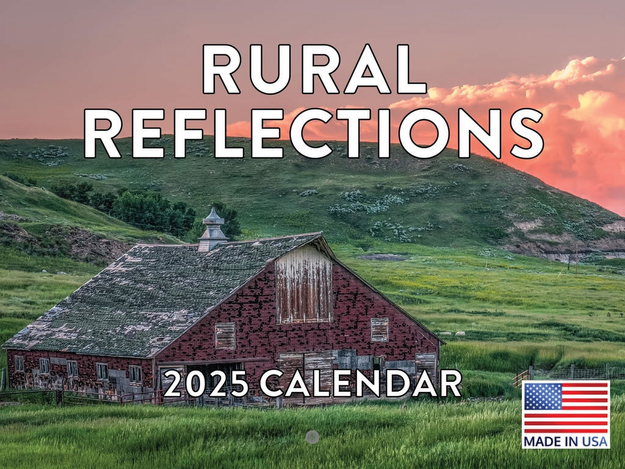 Old Barn Calendar 2025 Farm Country Monthly Wall Calender 12 Month ...