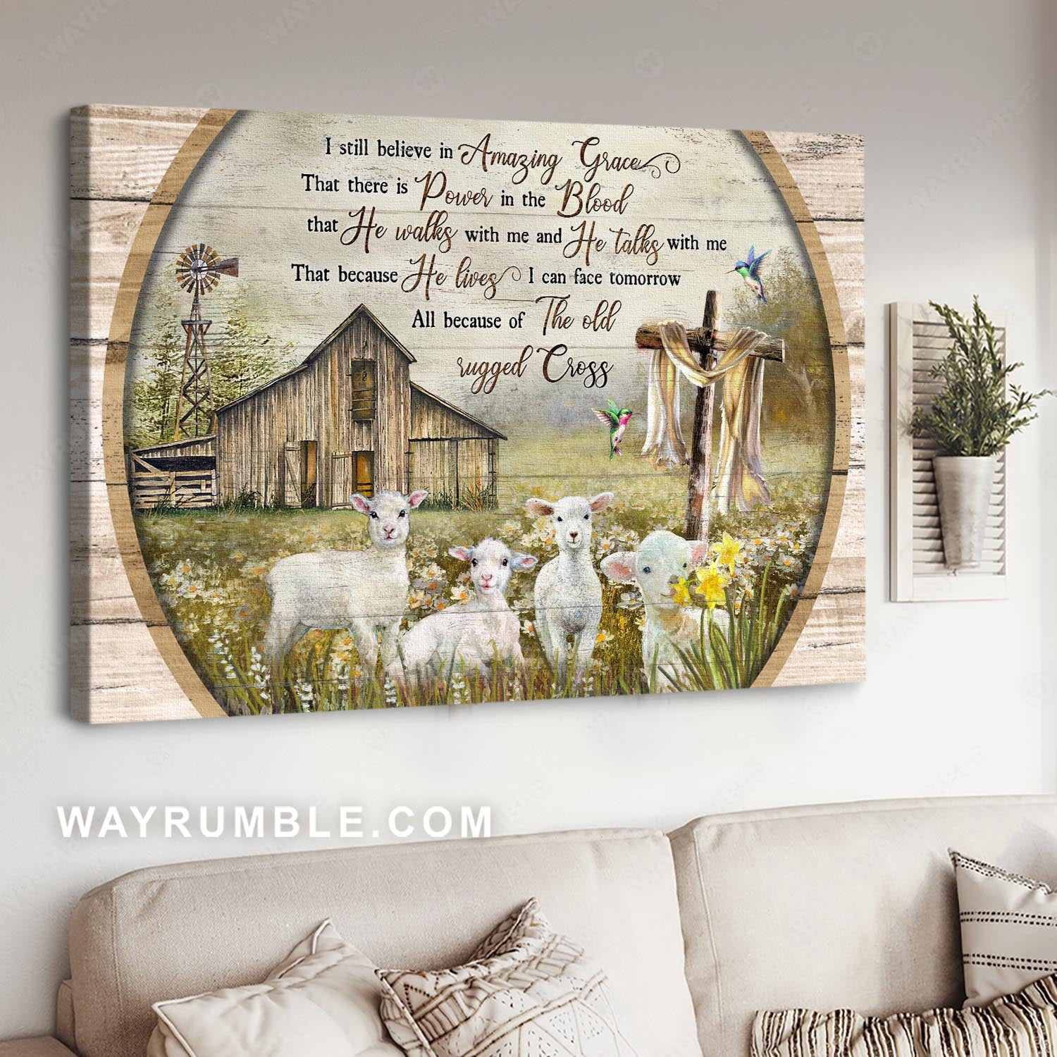 Old Barn House, Lambs Of God, Grassland Painting, I Still Believe In ...