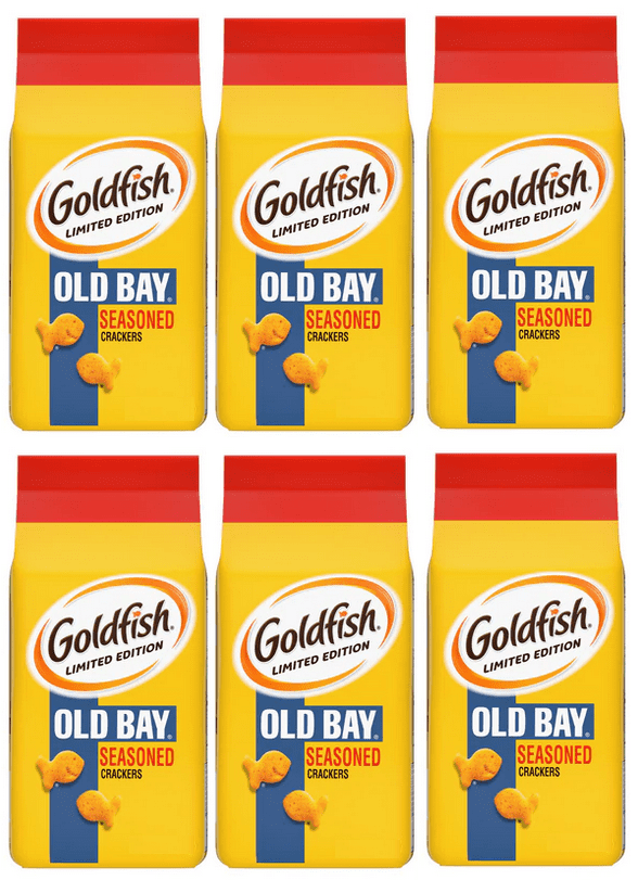 Limited Edition Old Bay Goldfish Crackers, Pack of 6 - Walmart.com