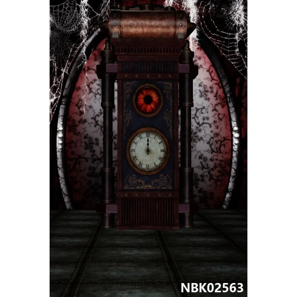 Old Brick Wall Wooden Floor Steampunk House Rusty Gears Photography ...