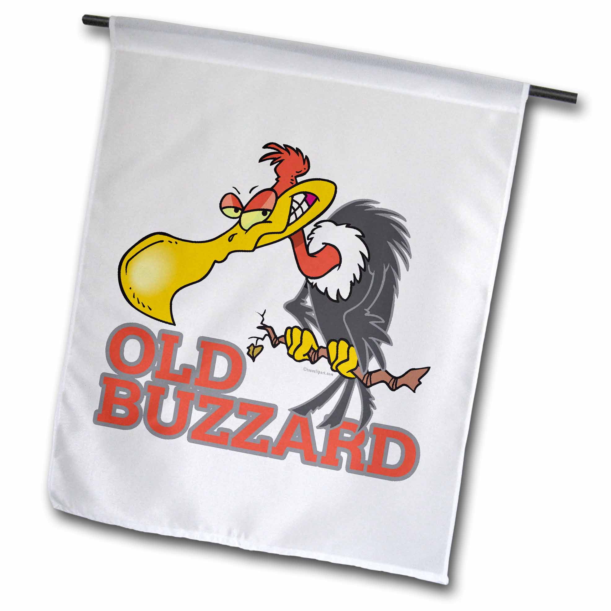 3dRose, Old Buzzard, 12 x 18 inch Garden Flag - Walmart Business Supplies