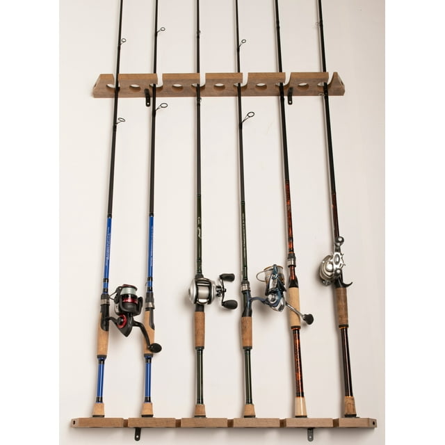 Old Cedar Outfitters Distressed 3 in 1 Rod Rack - Walmart.com