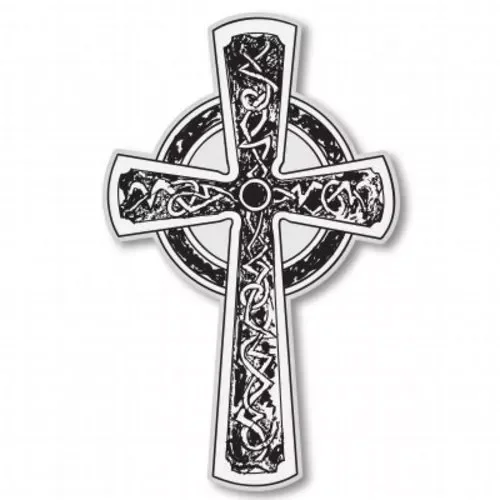 Old Celtic Cross Car Sticker Phone Decal Water Bottle Stickers Car ...