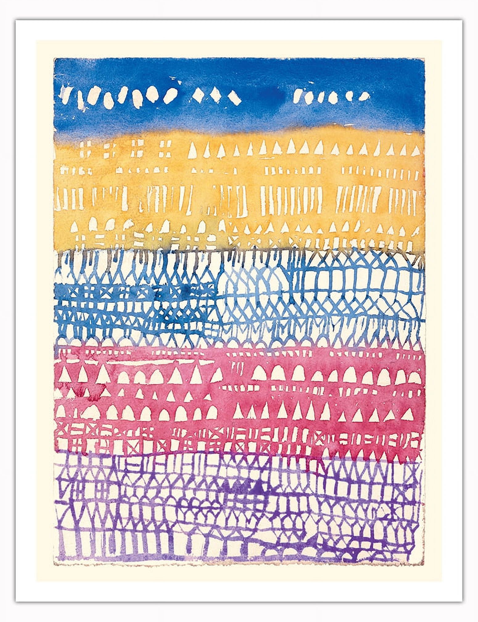 Old City - From an Original Watercolor Painting by Paul Klee c.1928 ...